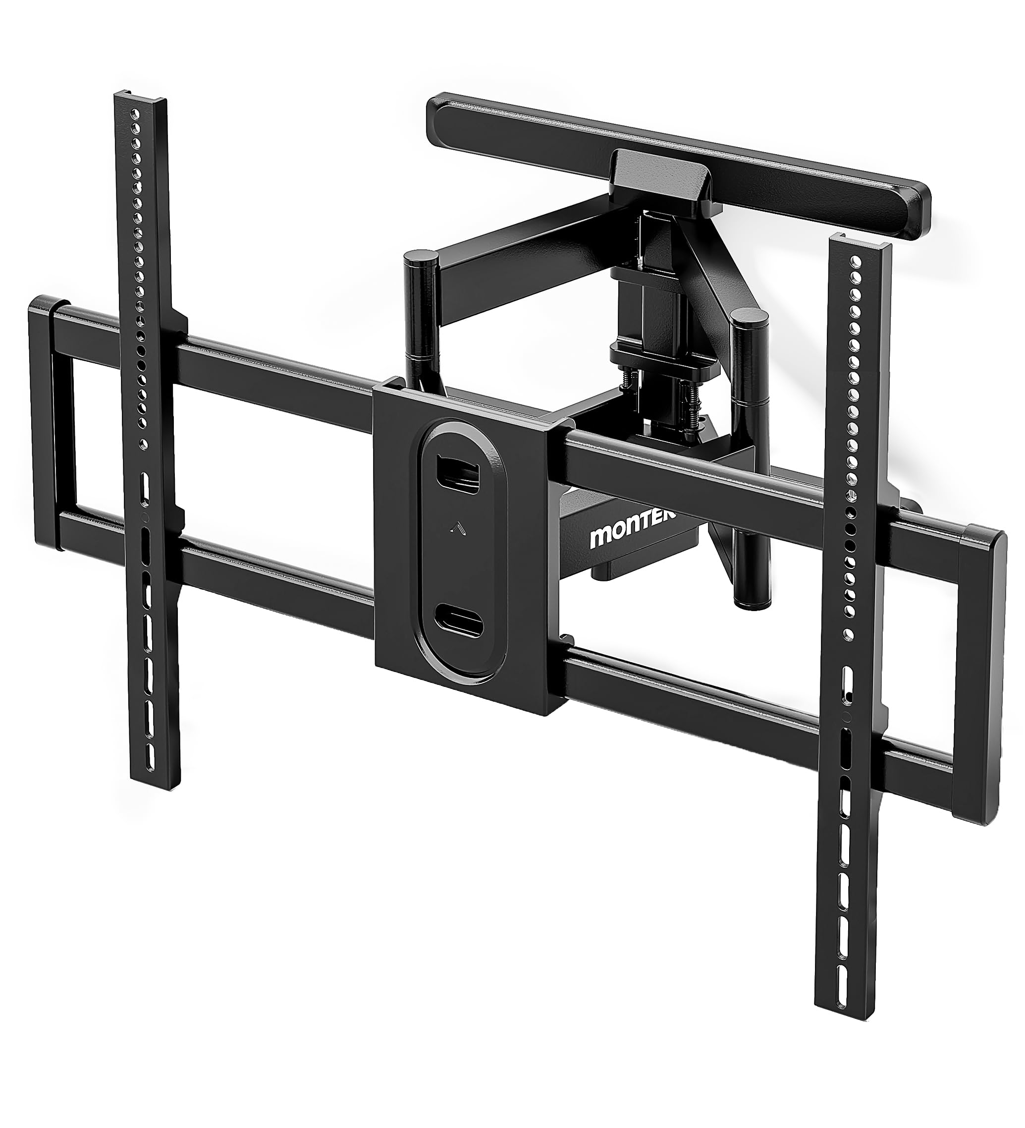 monTEK Heavy Duty Full Motion TV Wall Mount for 43–100 Inch TVs, Pre ...
