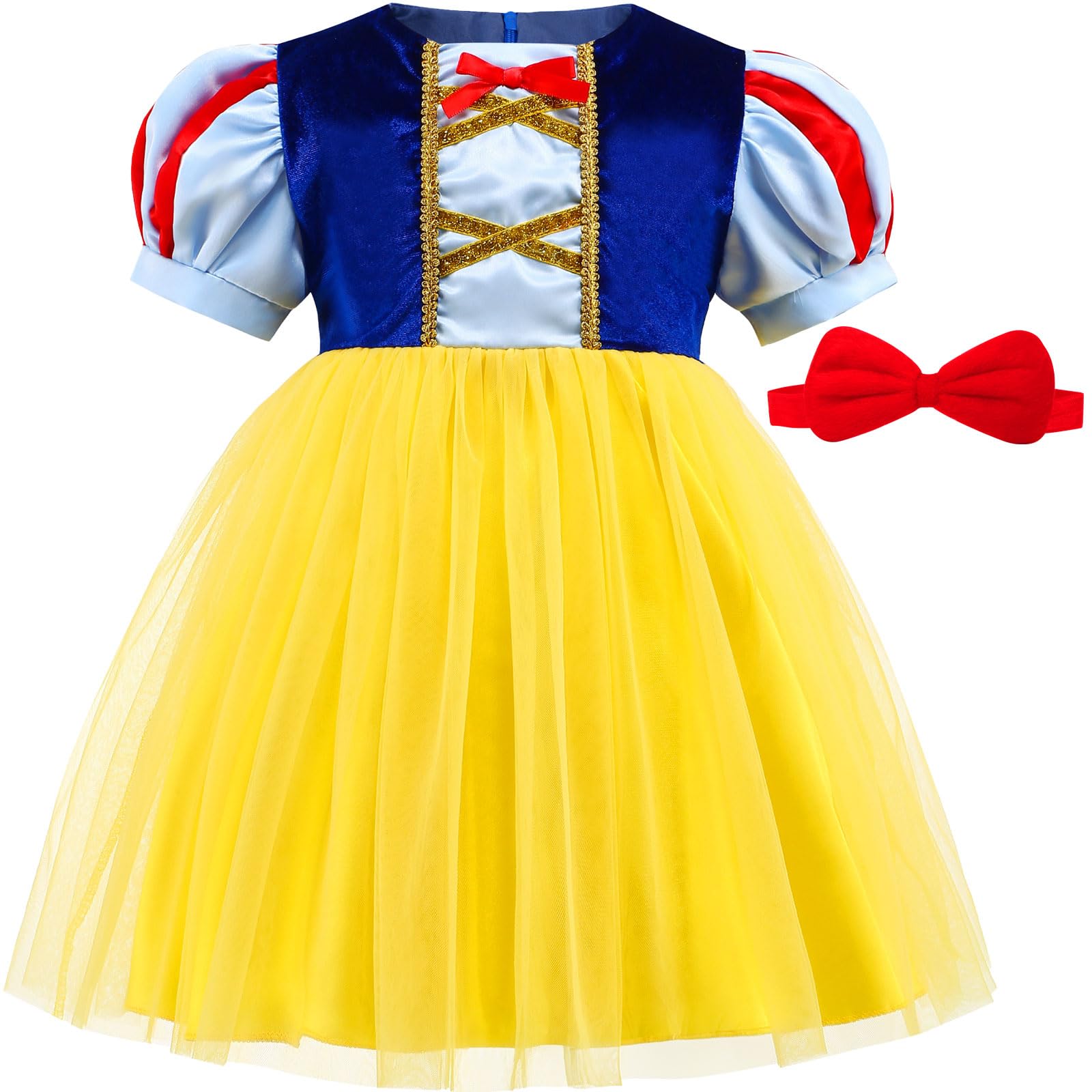 ICECUTE Princess Snow White Costumes for Toddler Girls,Princess Snow ...