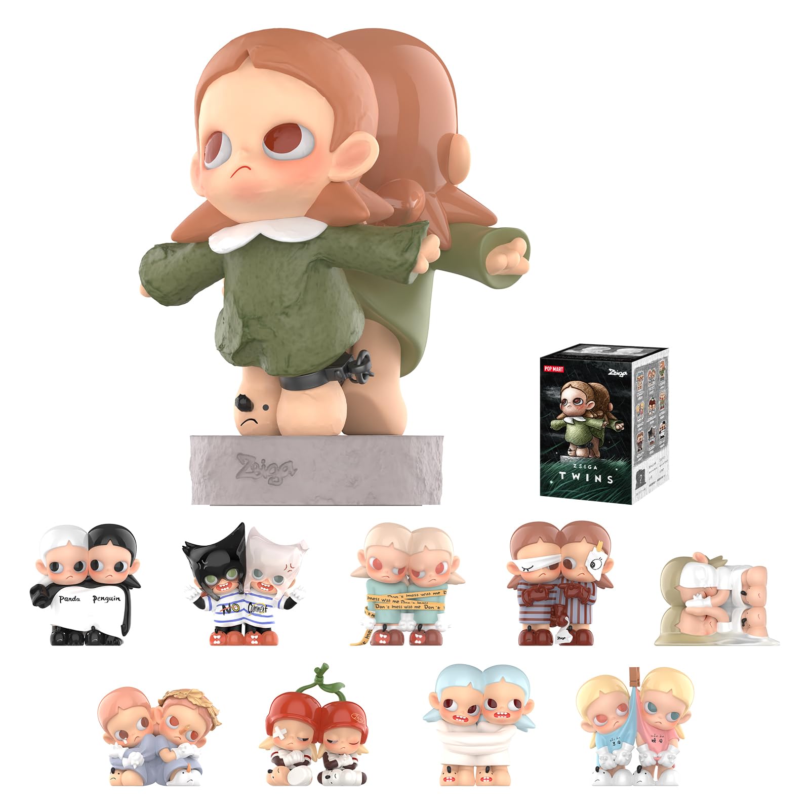 Mua Zsiga Twins Series Blind Box Figures, Random Design Mystery Toys ...