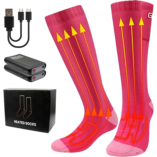 Grabber Warmers Battery Powered Heated Socks
