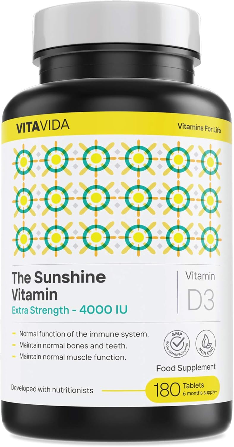 Vitamin D 4000 IU Supplement – Highest Strength Vitamin D3 ...