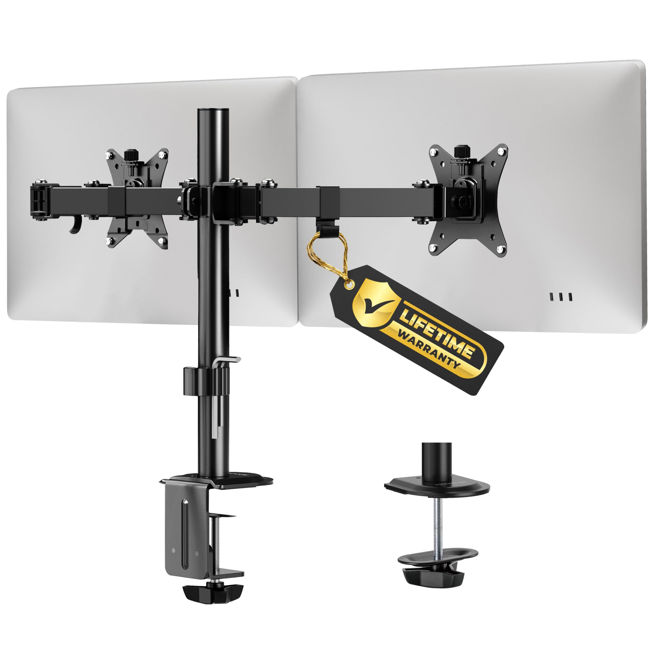 Mount-It! Dual Monitor Mount, Dual Monitor Arm for 2 Screens, Dual ...
