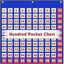 Pocket Charts For Classroom Eamay Hundreds Pocket Chart With 130 Cards ...