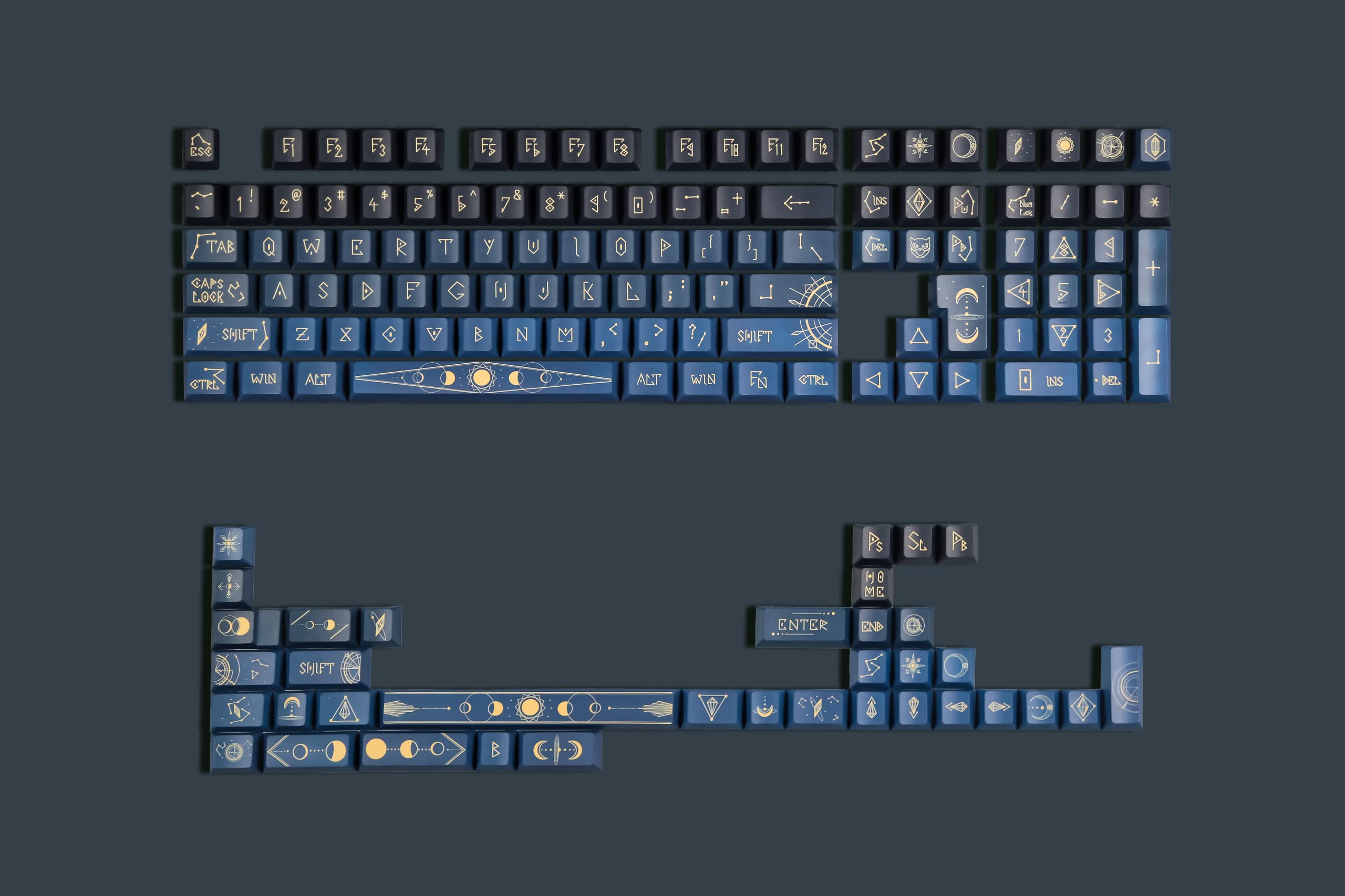 Mua TRUSYO PBT Keycaps 145 Set for Star Spectrum, Five-Sided Thermal ...