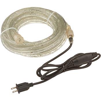 Amazon.com: CBconcept 120VLR18FT-Red 18-Feet 120V 2-Wire 1/2-Inch LED ...