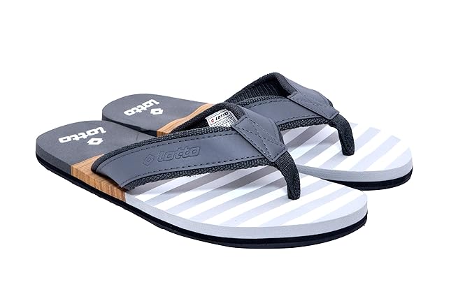 Lotto Men's Dante Slippers (White/Grey)_UK/IND-7: Amazon.in: Shoes ...