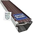 FlowGuard Premium 50-Year Gutter Cover System - Brown - 6 Inch Aluminum ...