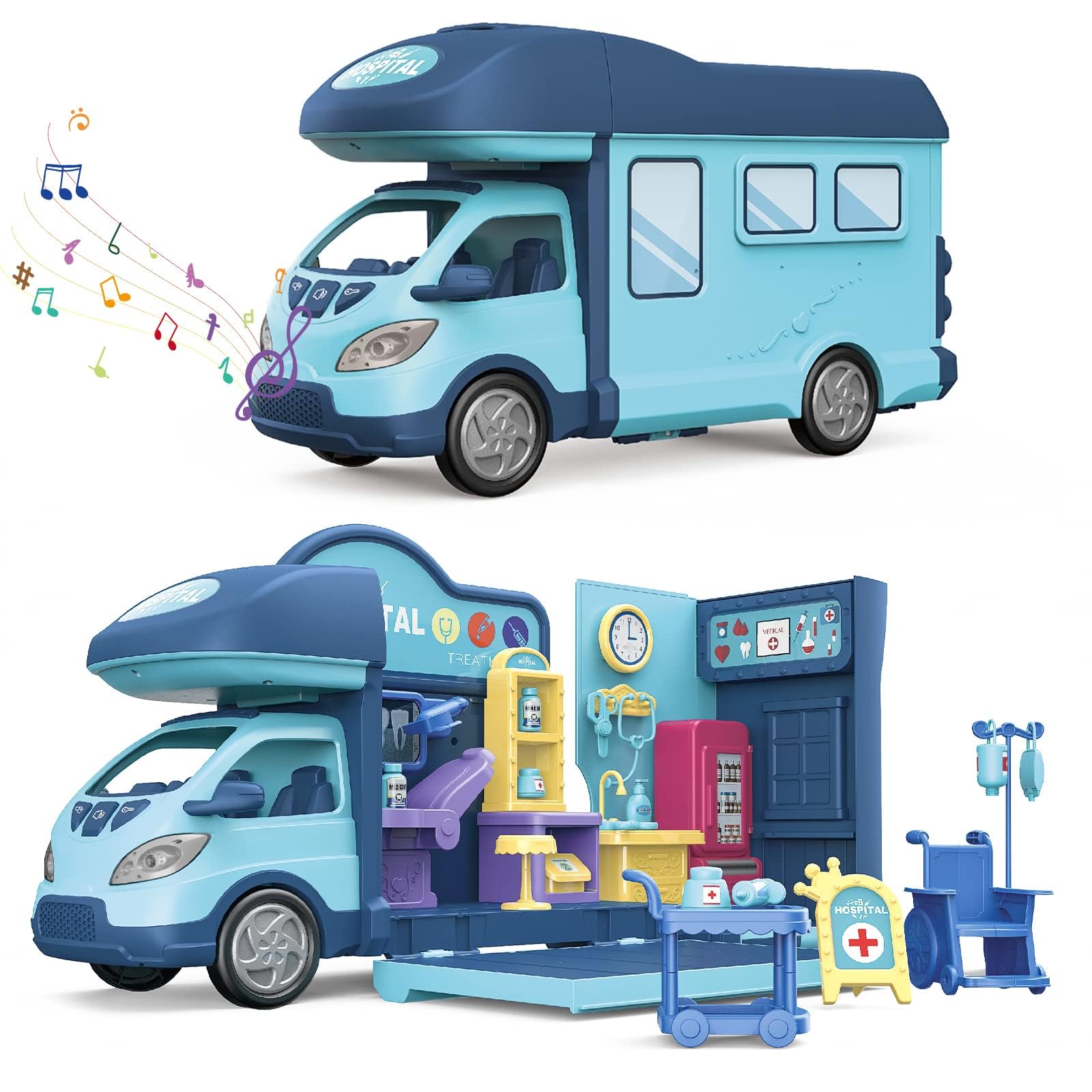 Mua Doll House Playset,Doctor Kit for Toddlers,DIY Pretend Portable ...