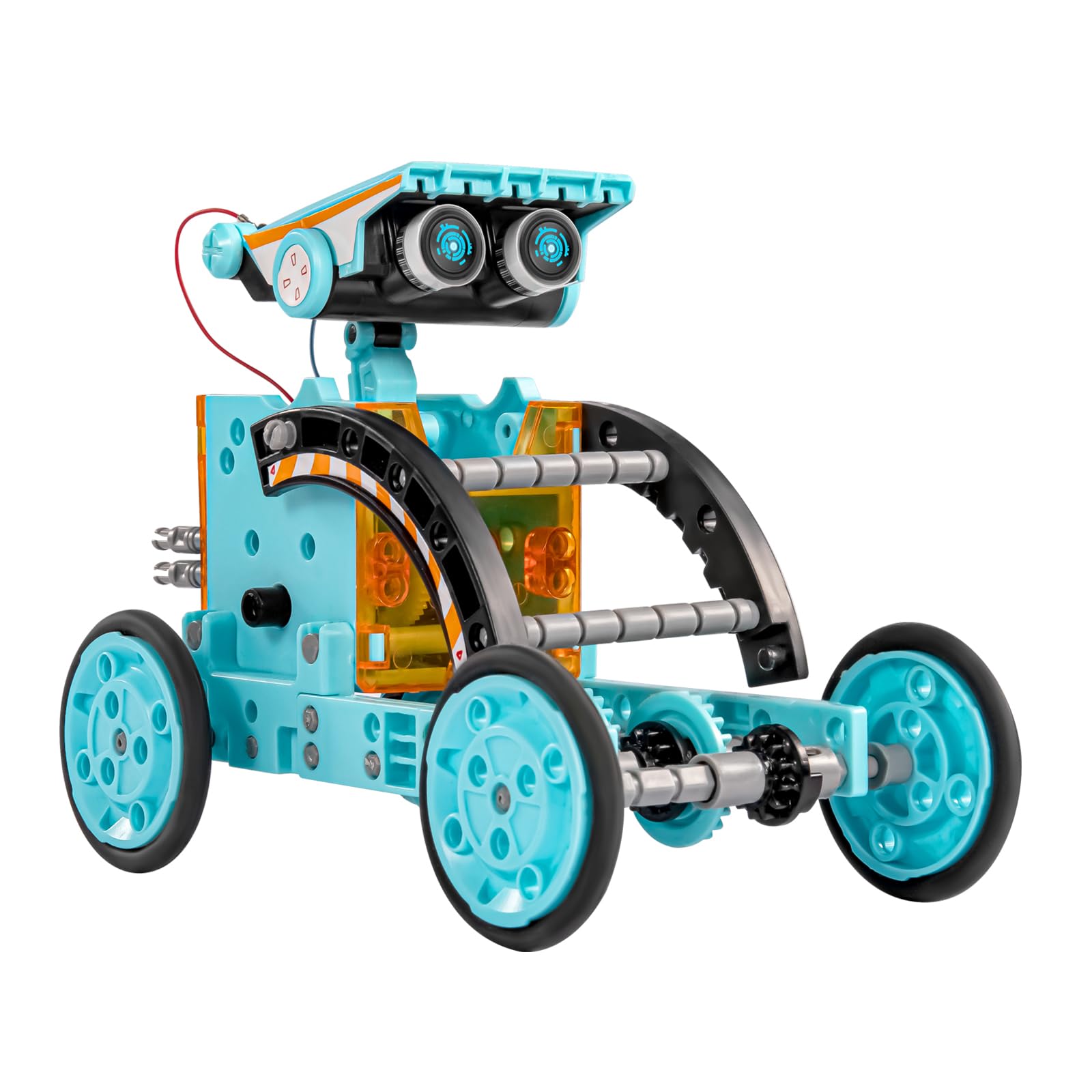 TEMI STEM Solar Project Toys 11-in-1, 190 Pieces Solar and Cell Powered ...