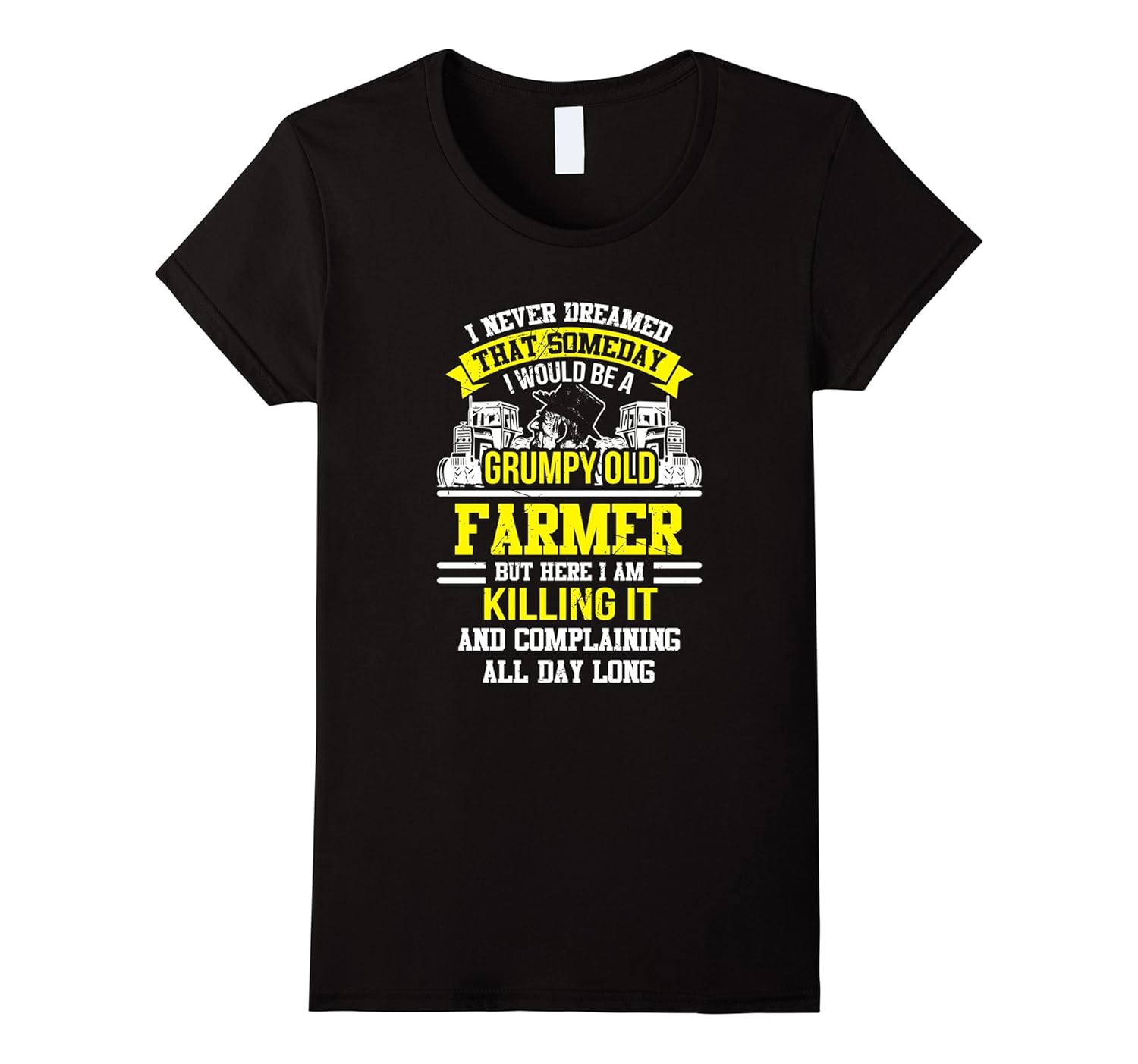 Grumpy Old Farmer Here I Am Killing It Funny Farmer Shirt-4LVS – 4loveshirt