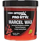 Amazon.com : Ampro Pro Styl Marcel Curl Wax 4 Oz : Hair Styling Gels ...