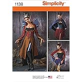 Amazon.com: SIMPLICITY Patterns 1137 Misses' Medieval Fantasy Costumes ...