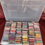 Hemline H3003.L | Plastic Large Embroidery Floss/Thread Box/Organiser ...