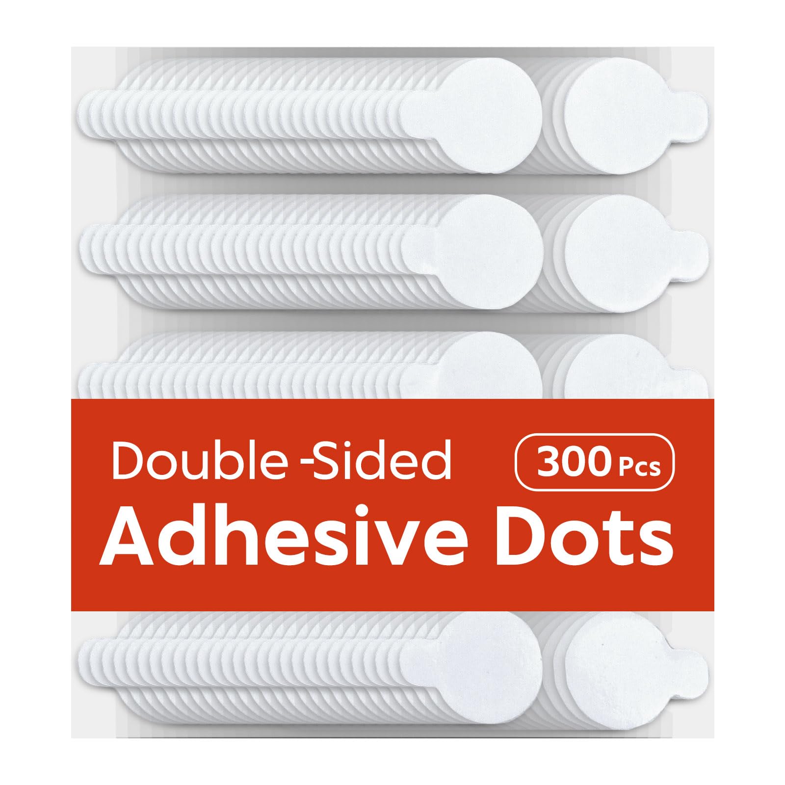 JIEHENG 300Pcs Double Sided Dot Stickers Removable,0.8" Adhesive Putty ...