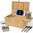 Amazon.com: TISEMENT Large Bamboo Box with Silver Combination Lock ...