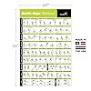 NewMe Fitness Workout Posters for Home Gym - Exercise Posters for Full ...