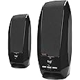 Amazon.com: Logitech Logitech S120 Computer Speakers Black - 980-000012 ...