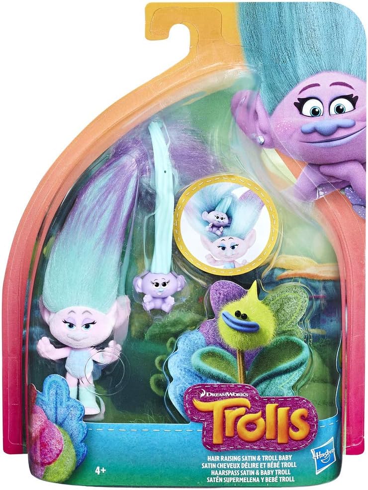 Amazon.es: TROLLS- Super Melena Y Bebe Troll (Hasbro C1300EU6 ...