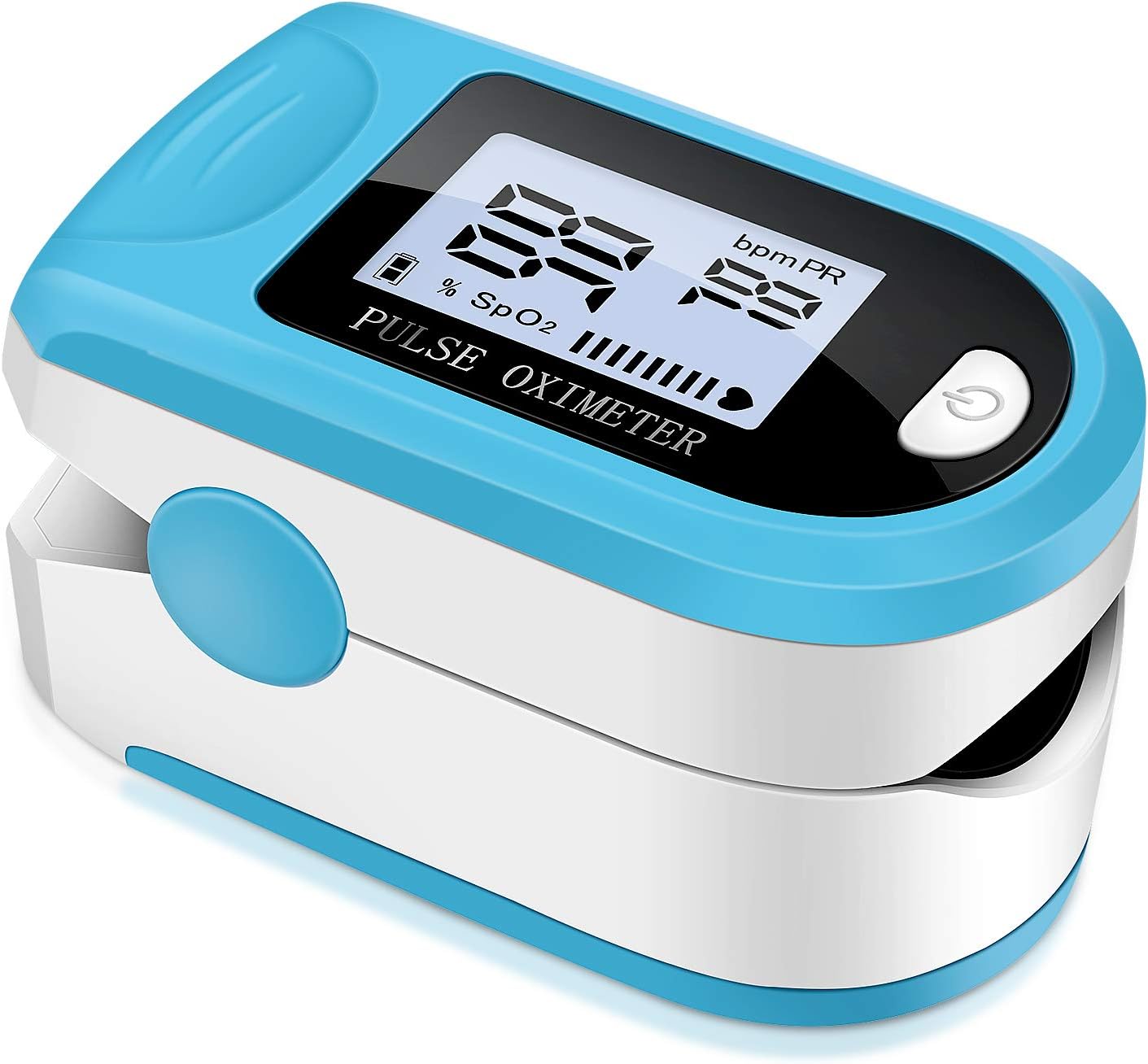 Pulse Oximeter, Oxygen Monitor Finger Heart Rate Monitor, SpO2 Blood ...