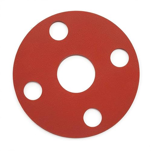 U-Turn - 16 inch Red Rubber Flange Gasket 1/16 Thick, Full Face, Class ...