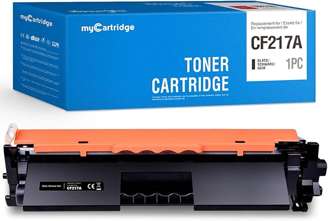 MyCartridge CF217A Negro Cartucho de tóner Compatible HP CF217 17A para ...