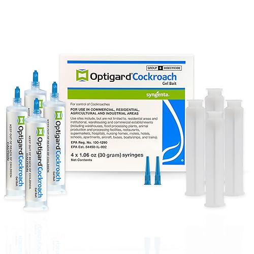Opti-Gard Cockroach Gel- Roach Killer Indoor infestation - Prevent All ...