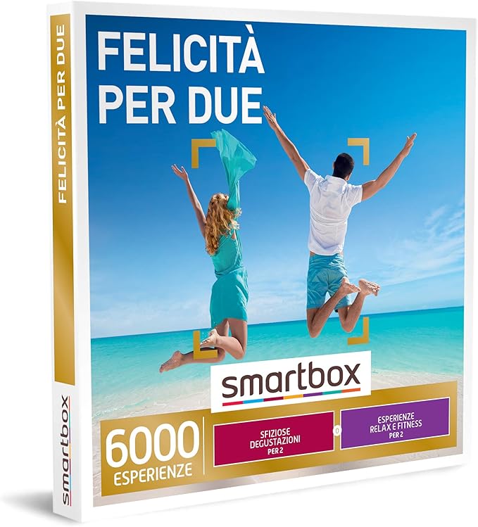 smartbox - Cofanetto Regalo Coppia - Felicità per Due - Idee Regalo Originale - Una degustazione ...