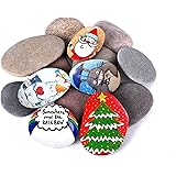 Amazon.com: 24 Extra-Large Rocks for Painting – Bulk Multi-Colored ...