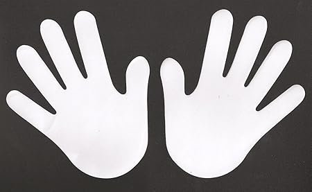 Paper Hand Shapes (Pack of 100): Amazon.co.uk: Toys & Games