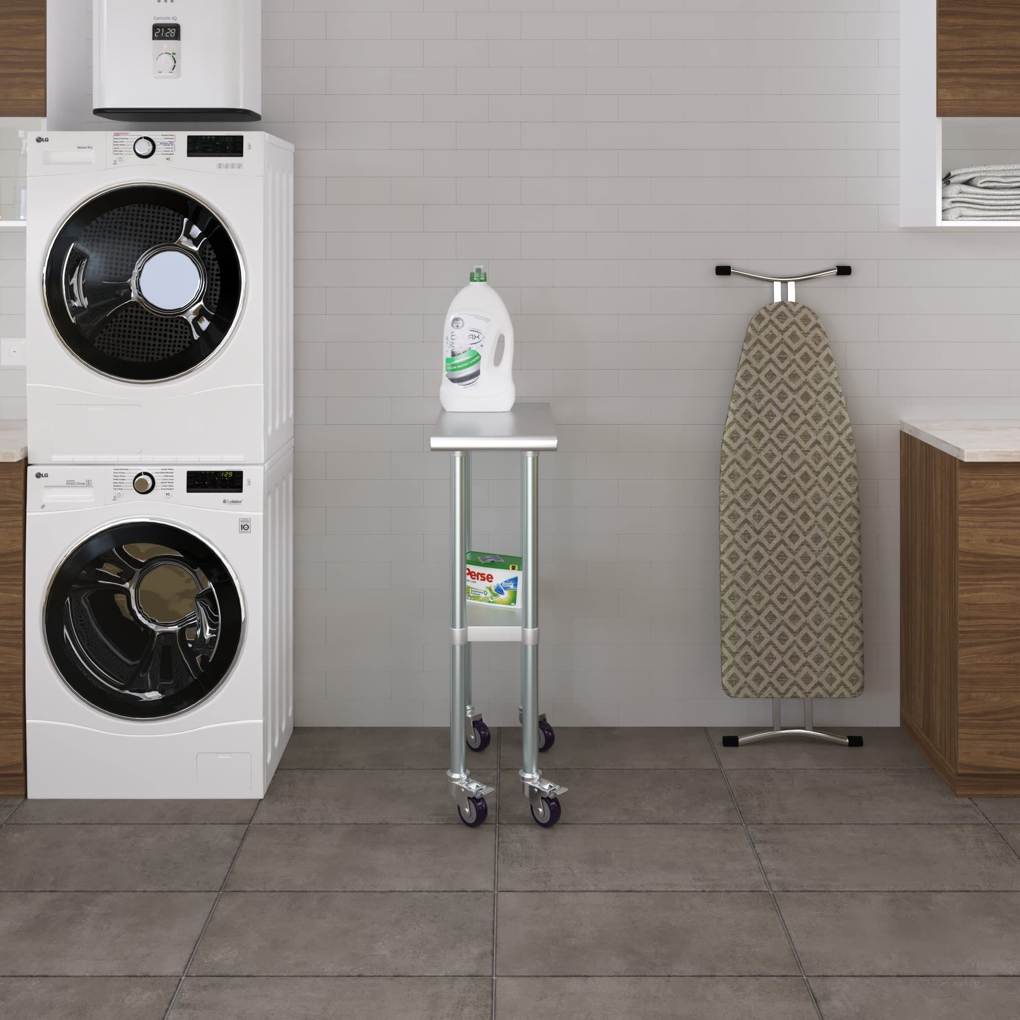 Tables For AmGood Stainless Steel Work Table – 24" X 12" NSF Prep Table ...