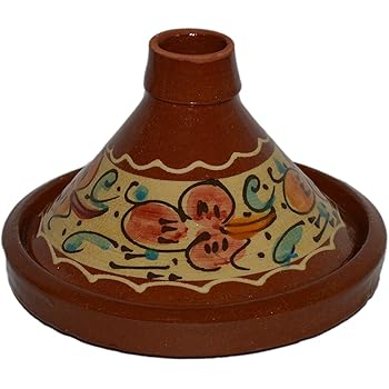 Amazon.com: Moroccan Cooking Tagine Small Clay Tajine Pot: Kitchen & Dining