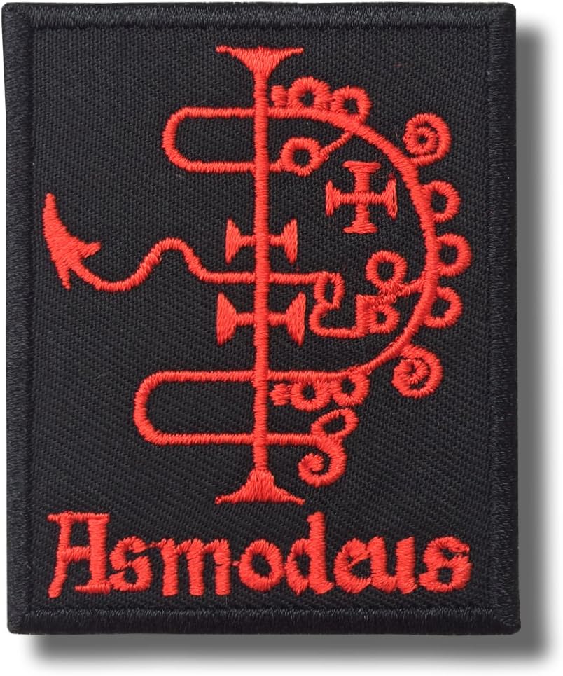 Amazon.com: Sigil of Asmodeus - Embroidered Patch, 10 X 8 cm