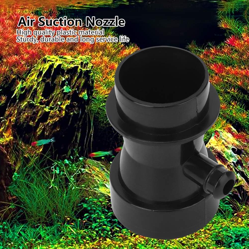 Zerodis Aquarium Air Suction Nozzle Plastic Black DIY Venturi Tube ...