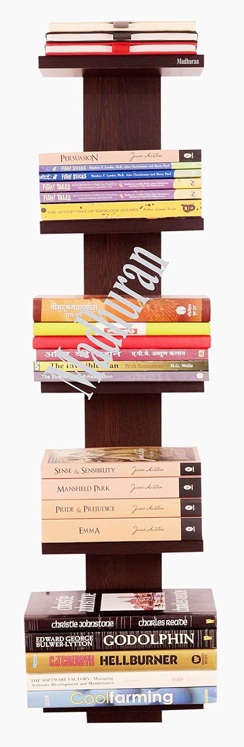 Madhuran Baton Decorative Wall Mounted Book Shelf Bookcase Space Saving ...
