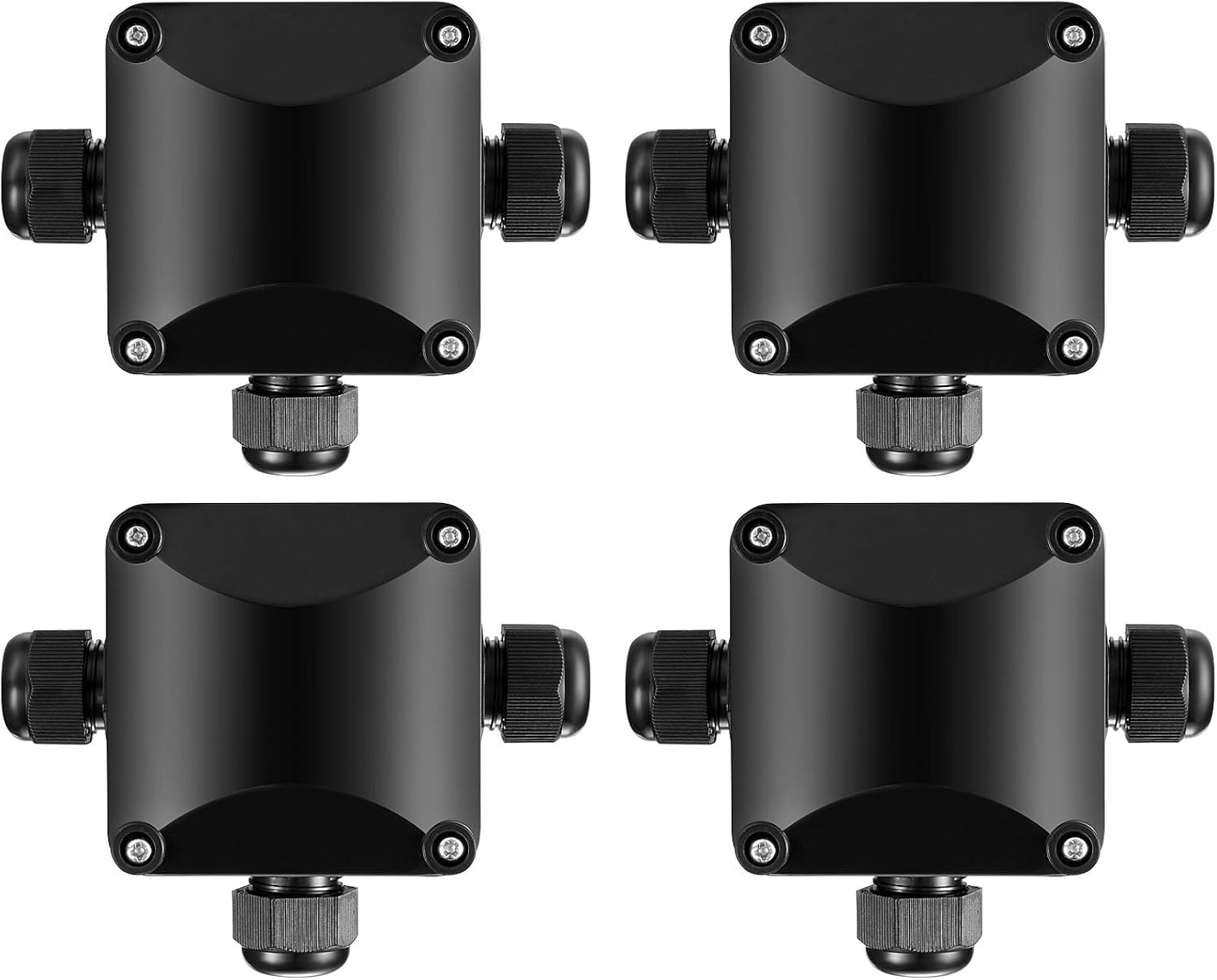 Junction Boxes Water-Resistant, IP68 3-Way Cable Connectors, Ø 5.5mm-10 ...