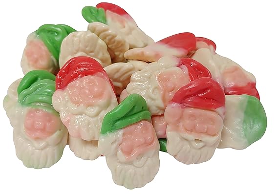 Amazon.com : Gummi Santas 4.4 Pounds Christmas Gummy Candy Bulk-BIG BAG ...