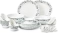 Buy Cello Imperial Vinea Opalware Dinner Set, 33 Pieces, White Online at Low Prices in India ...