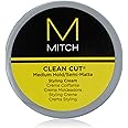 Amazon.com: Paul Mitchell Mitch Clean Cut Medium Hold/Semi-Matte Styling Cream for Men, 3 Ounce ...