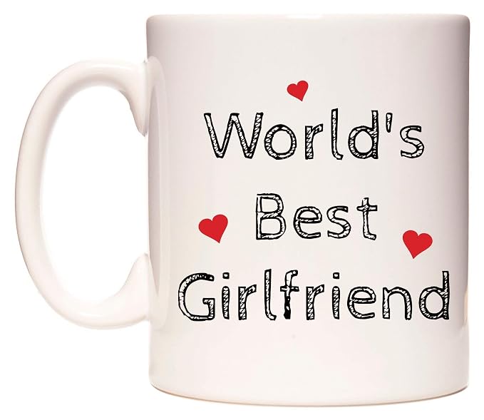 World's Best Girlfriend Mug Cup by WeDoMugs®: Amazon.co.uk: Kitchen & Home