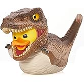 Amazon.com: TUBBZ Boxed Edition T-Rex Collectible Vinyl Rubber Duck ...