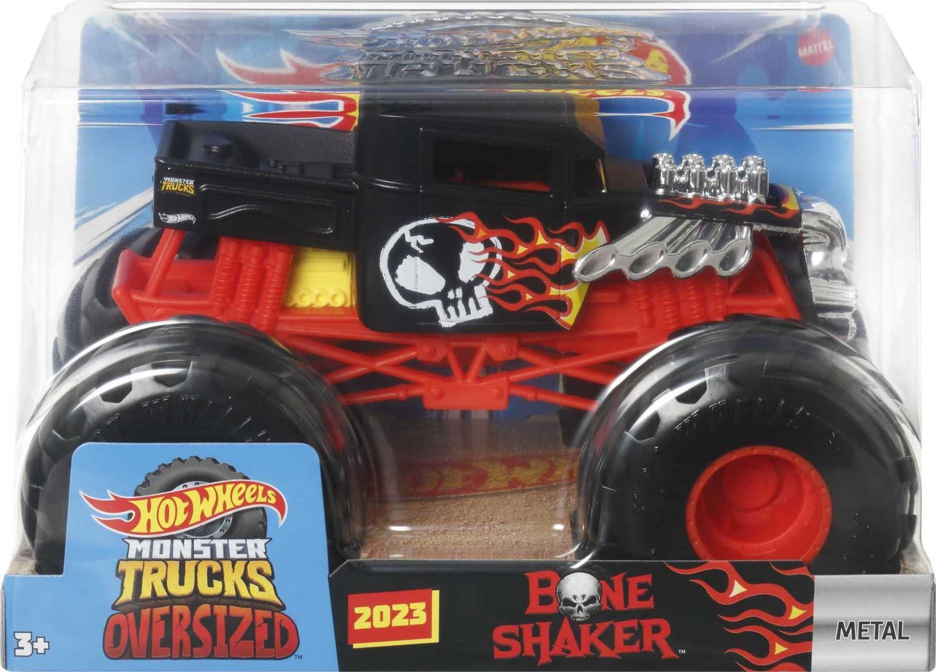 Mua Hot Wheels Toy Monster Trucks, Oversized Die-Cast Bone Shaker in 1: ...