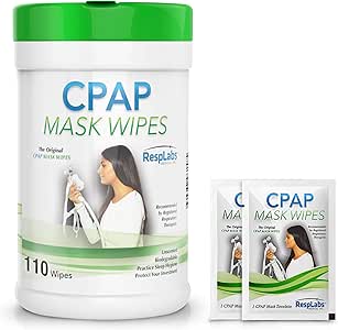 RespLabs Medical CPAP Mask Cleaning Wipes - [110 Pack Plus 2 Travel ...
