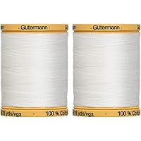 Amazon.com : 2-Pack - Gutermann Natural Cotton Thread Solids 876 Yards ...