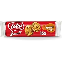 Amazon.com : Lotus Biscoff Sandwich Cookies, Vanilla Cream, 15 Cookies ...