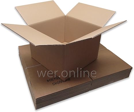 Large Removal Cardboard Boxes - Pack of 10-20 x 20 x 20" - Double Wall ...