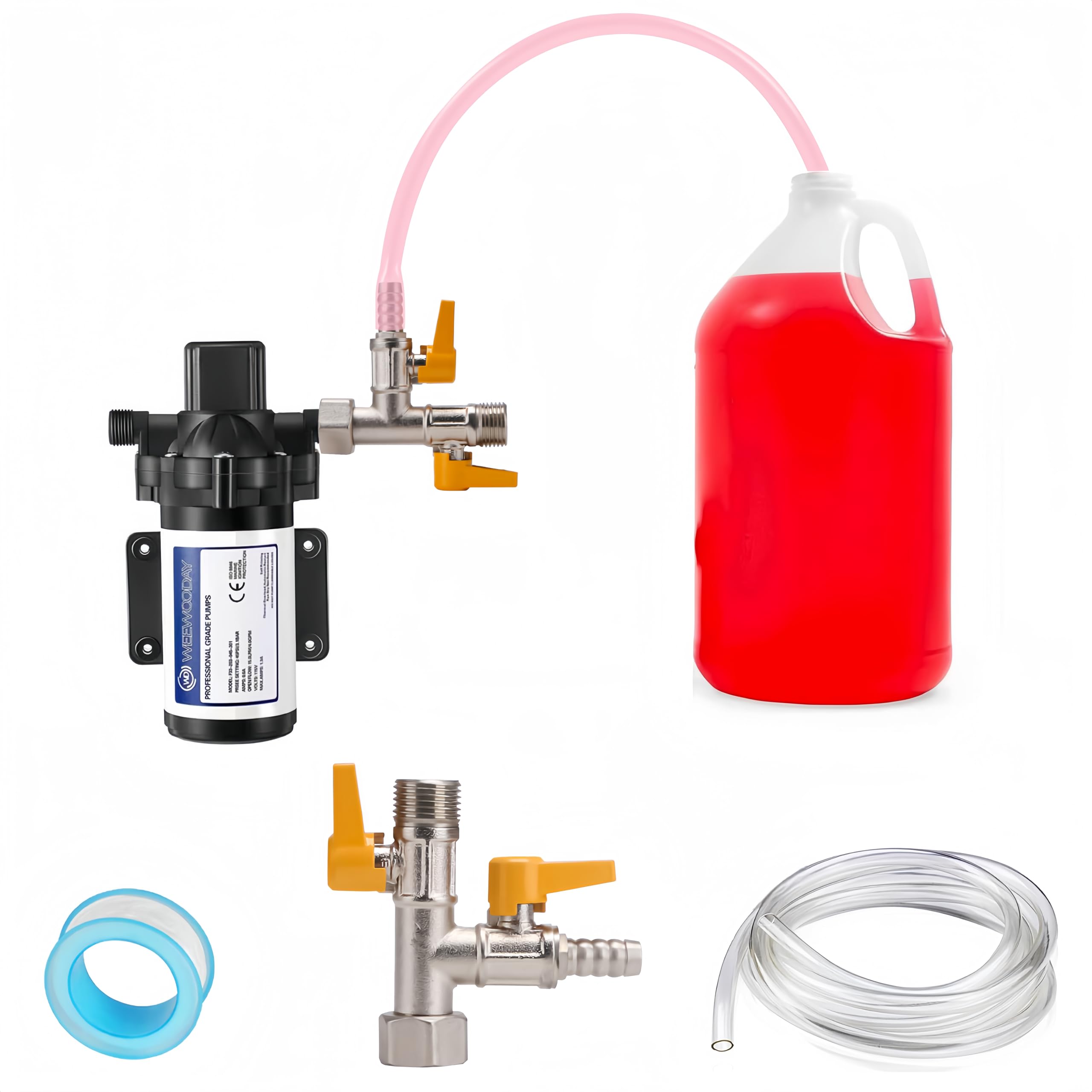 Full-Flow RV Winterizing Kit,RV 3-Way By-Pass Valve Replacement Kit ...