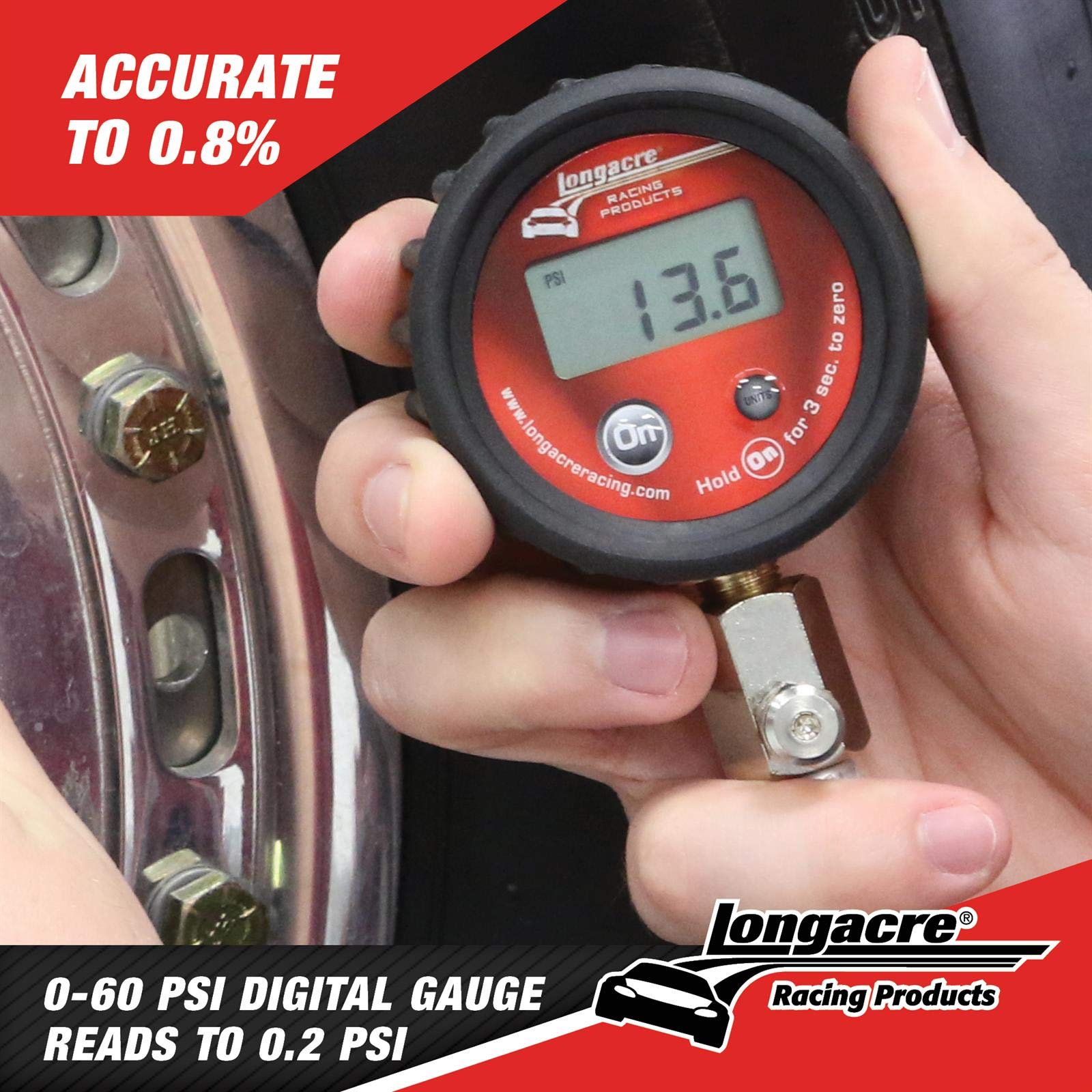 Mua Longacre 52-53006 Econo Digital Tire Gauge w/Active Display trên ...