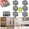 Amazon.com: Yookwutar 6 Pack Furniture Risers 1 Inch, Adjustable Bed ...