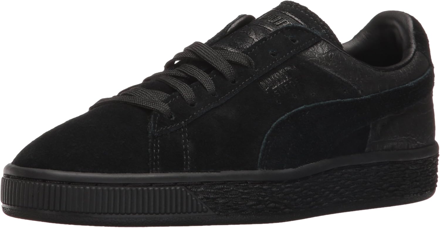 PUMA clásico Gamuza Grabado Casual Tenis a la Moda para Hombre: Puma ...