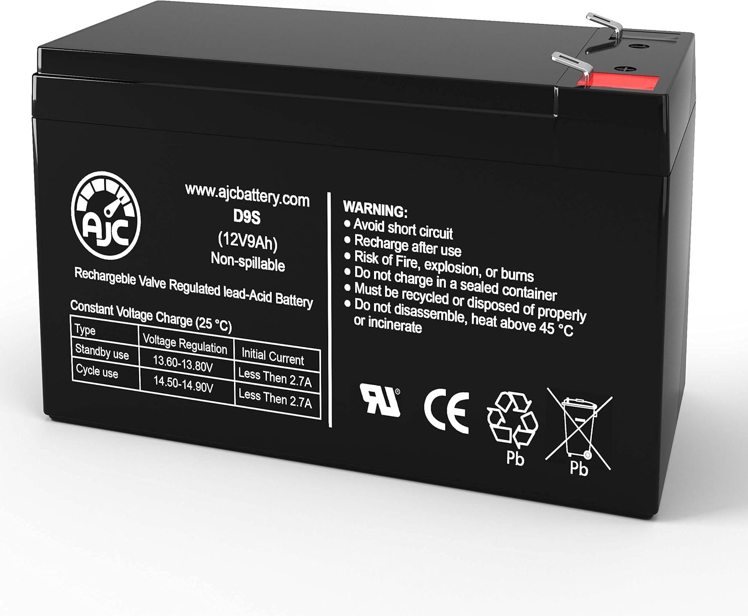 Amazon.com: APC BX1500G 12V 9Ah UPS Battery - This is an AJC Brand ...
